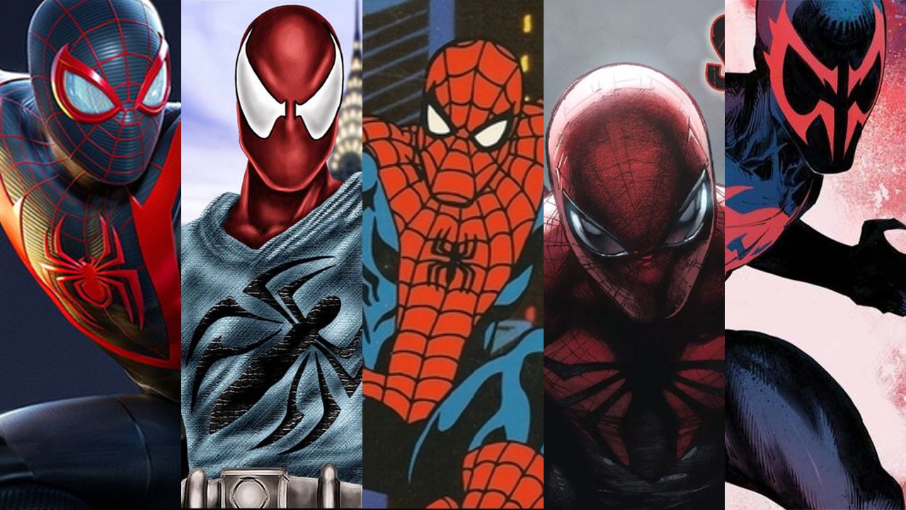 How many types of Spiderman are there? The most famous spiders from ...