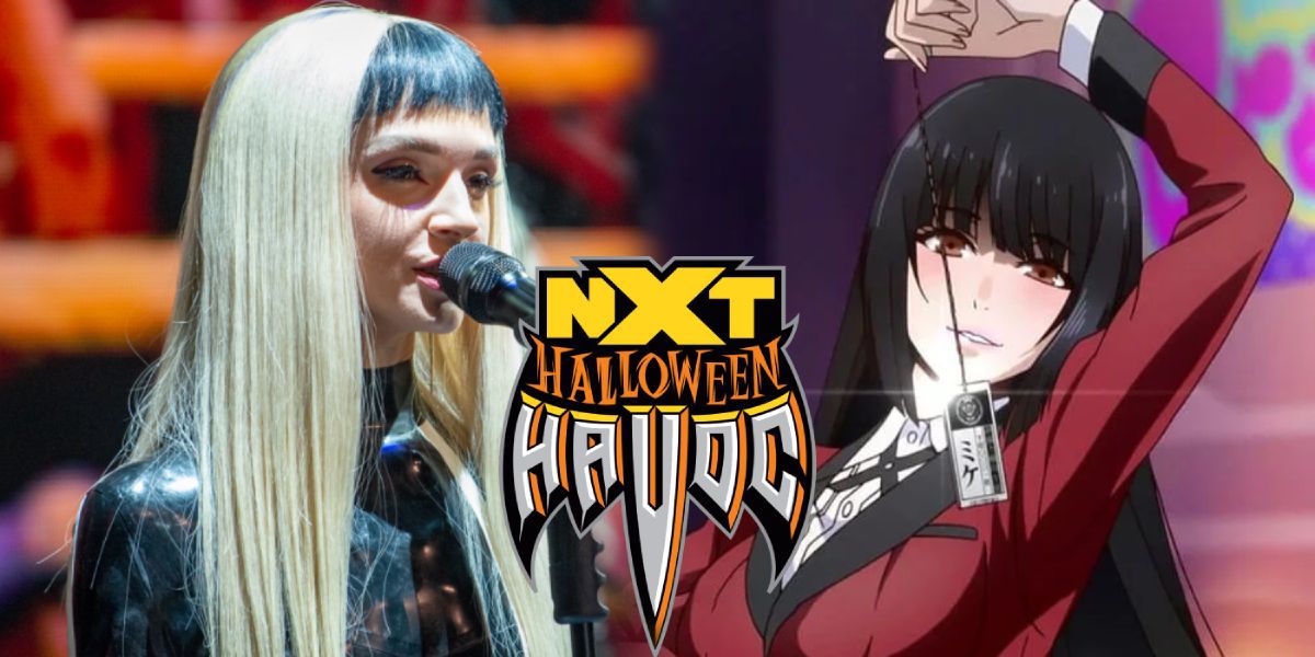 Kakegurui, the young singer Poppy, performs live with a Yumeko Jabami ...