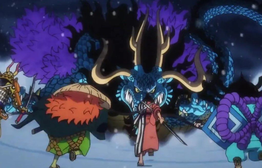 ONE PIECE, the full power of the nine red sheaths against Kaido in ...