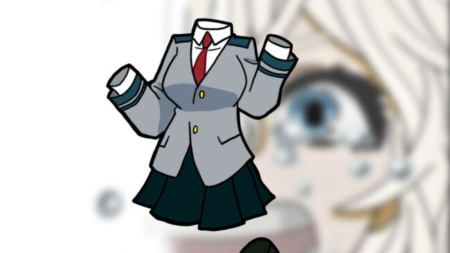 My Hero Academia, Invisible Girl becomes visible: Tooru Hagakure, drawn ...