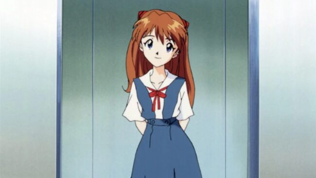 Neon Genesis Evangelion: A schoolgirl Asuka cosplay created by ...