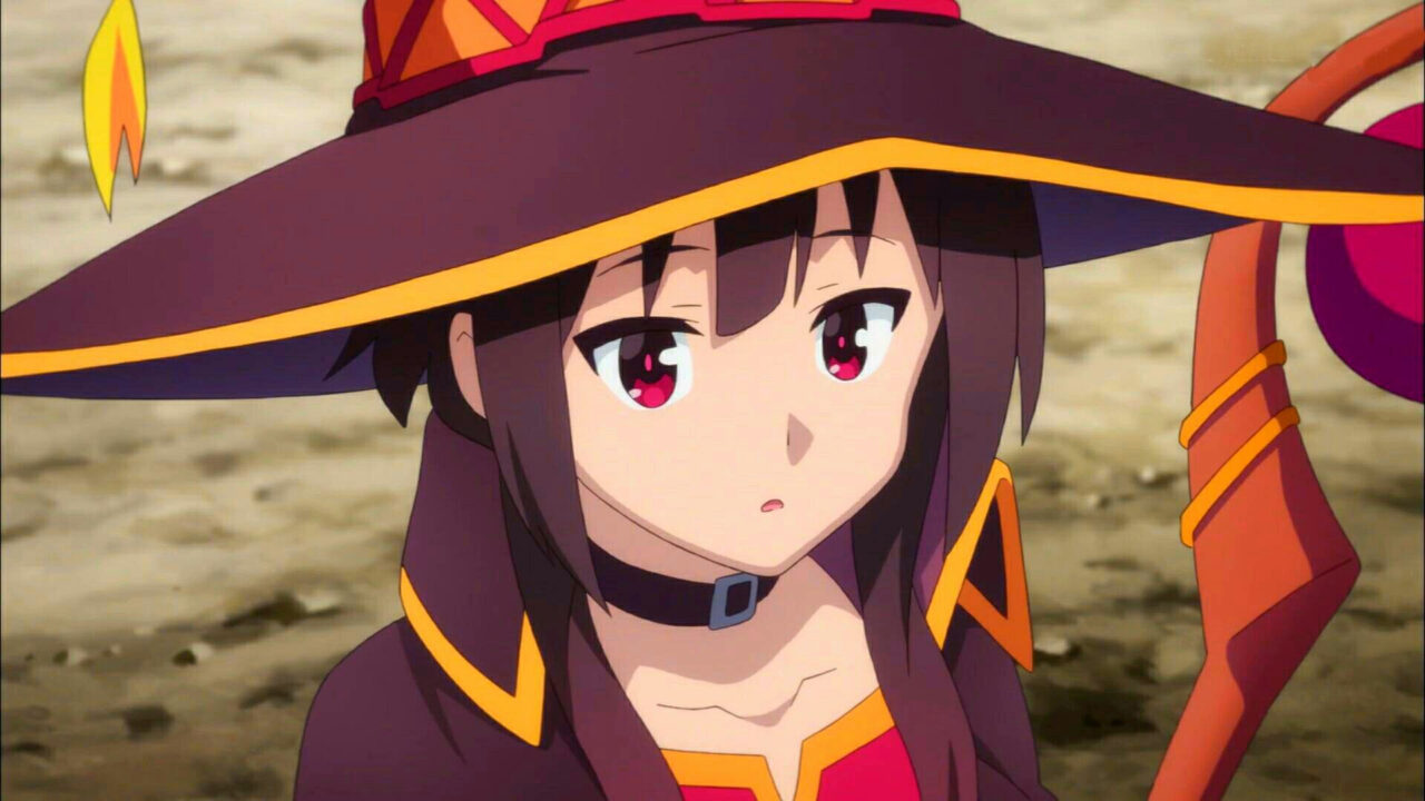 Megumin stars in the anime Konosuba: An Explosion on This Wonderful ...