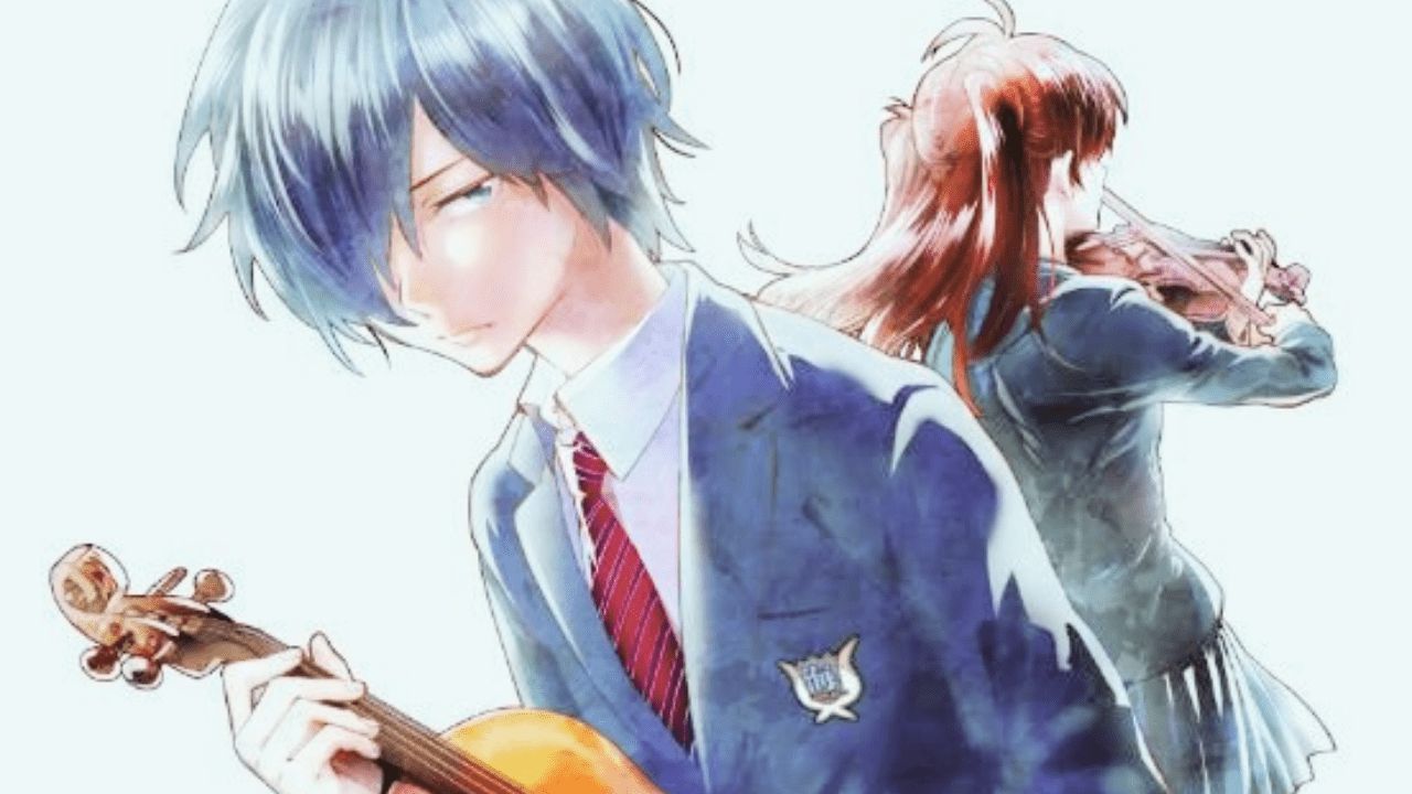 Blue Orchestra: An image shows the exit window of the anime for music ...