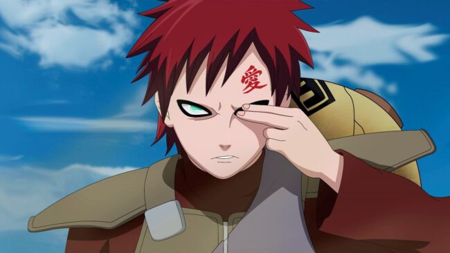Naruto: A statue of Gaara Kazekage with all the power of Bijuu for ...