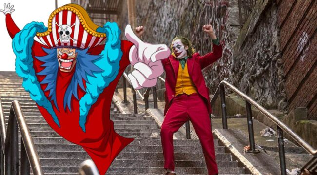 ONE PIECE meets Batman: Buggy as the Joker from Phoenix in a fanart ...