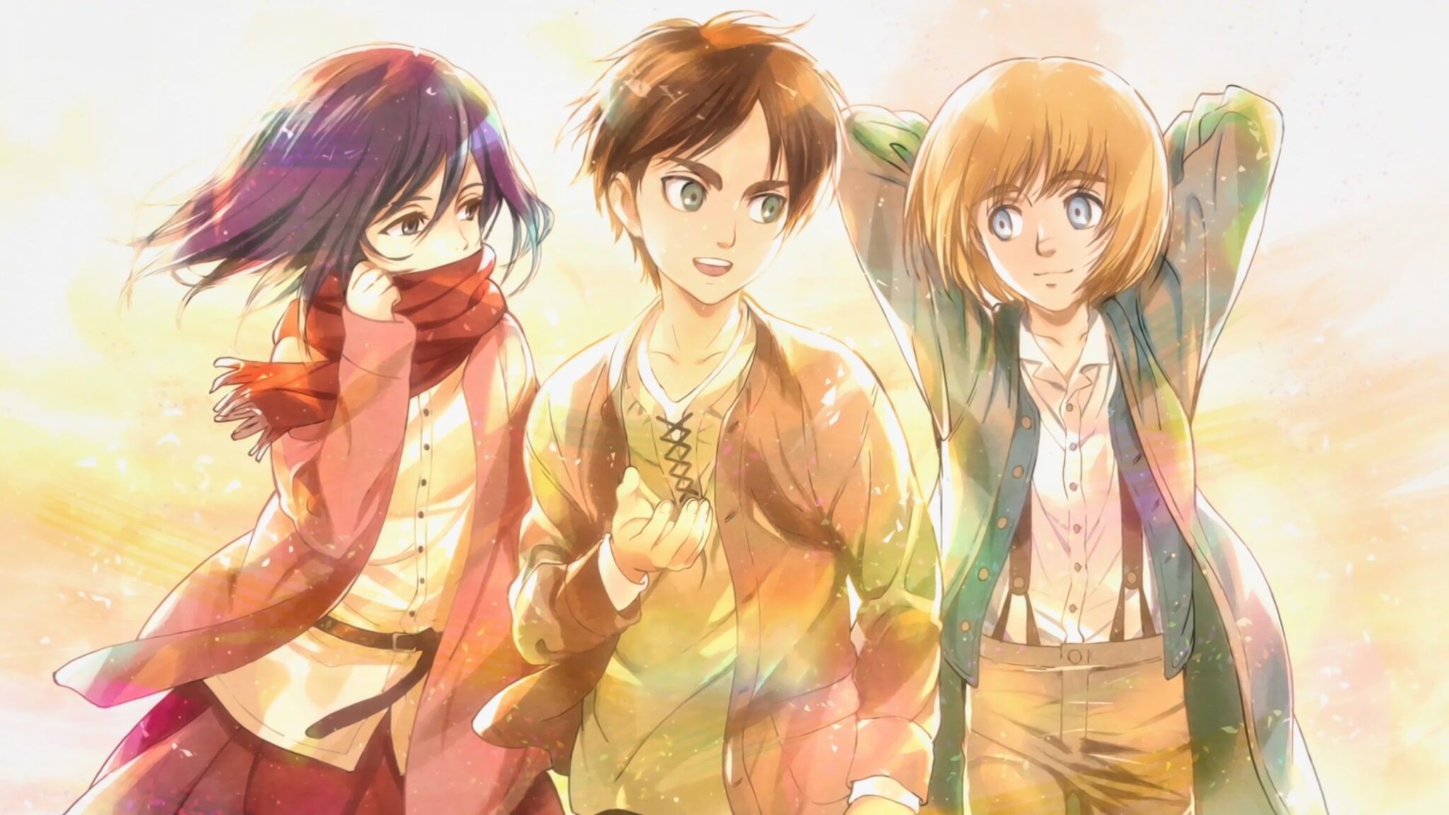 Attack on Titan: The three protagonists are immortalized in the new ...