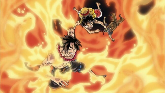 ONE PIECE, Fire and Rubber: Luffy and Ace together in the new Ryu ...