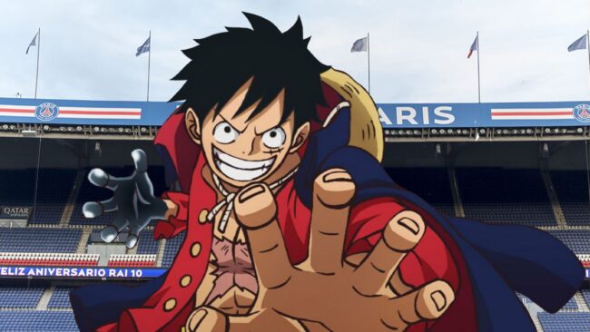 ONE PIECE lands at PSG Stadium: the sensational choreography with Luffy ...