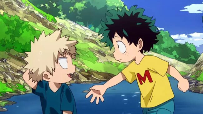 The relationship between Deku and Bakugo in this official My Hero ...