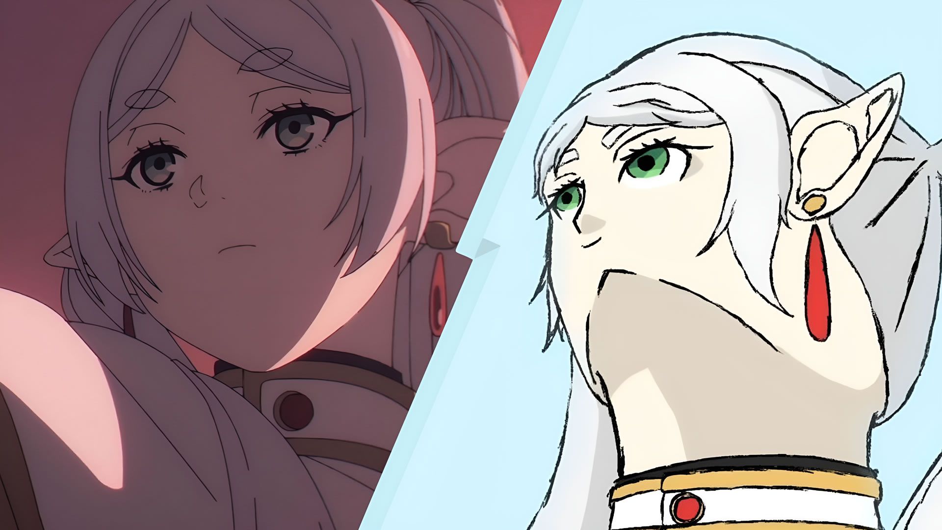 They made it canon! Madhouse encourages viral Frieren looking up meme ...