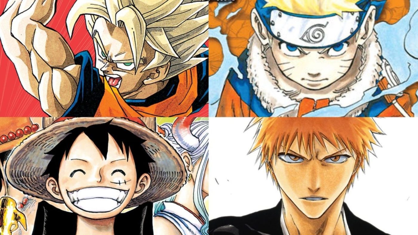 The 4 shonen kings: One Piece, Bleach, Dragon Ball and Naruto return in ...